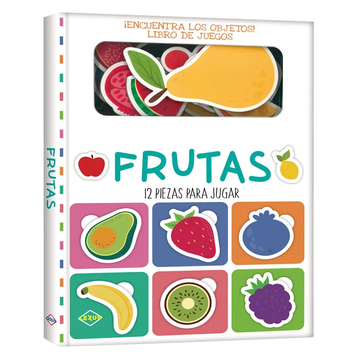 Frutas 12 Piezas para Jugar - Lexus Editores Panama